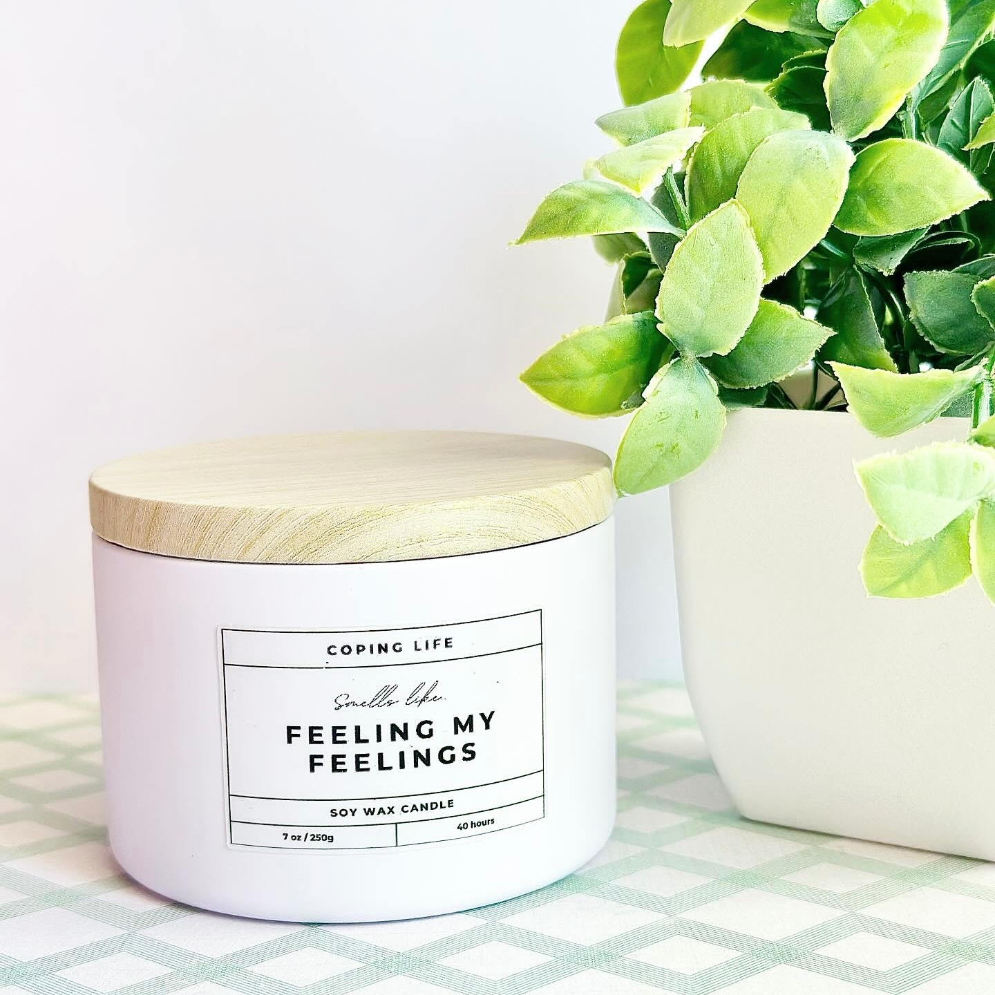 Cope Candle — Soy Candle with Mental Health Mantra – Coping Life